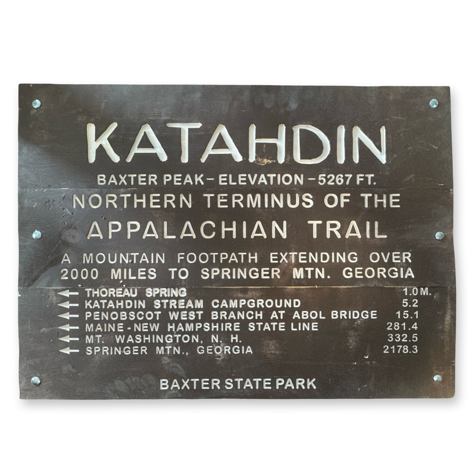 Katahdin Sign | Carpenter Woodworks
