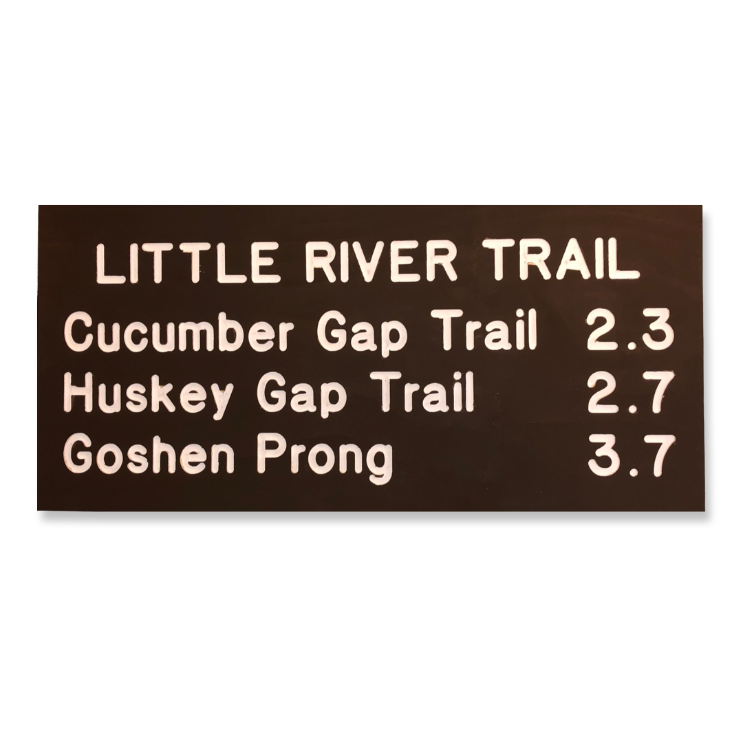 Replica Smoky Mountain Trail Signs | Carpenter Woodworks