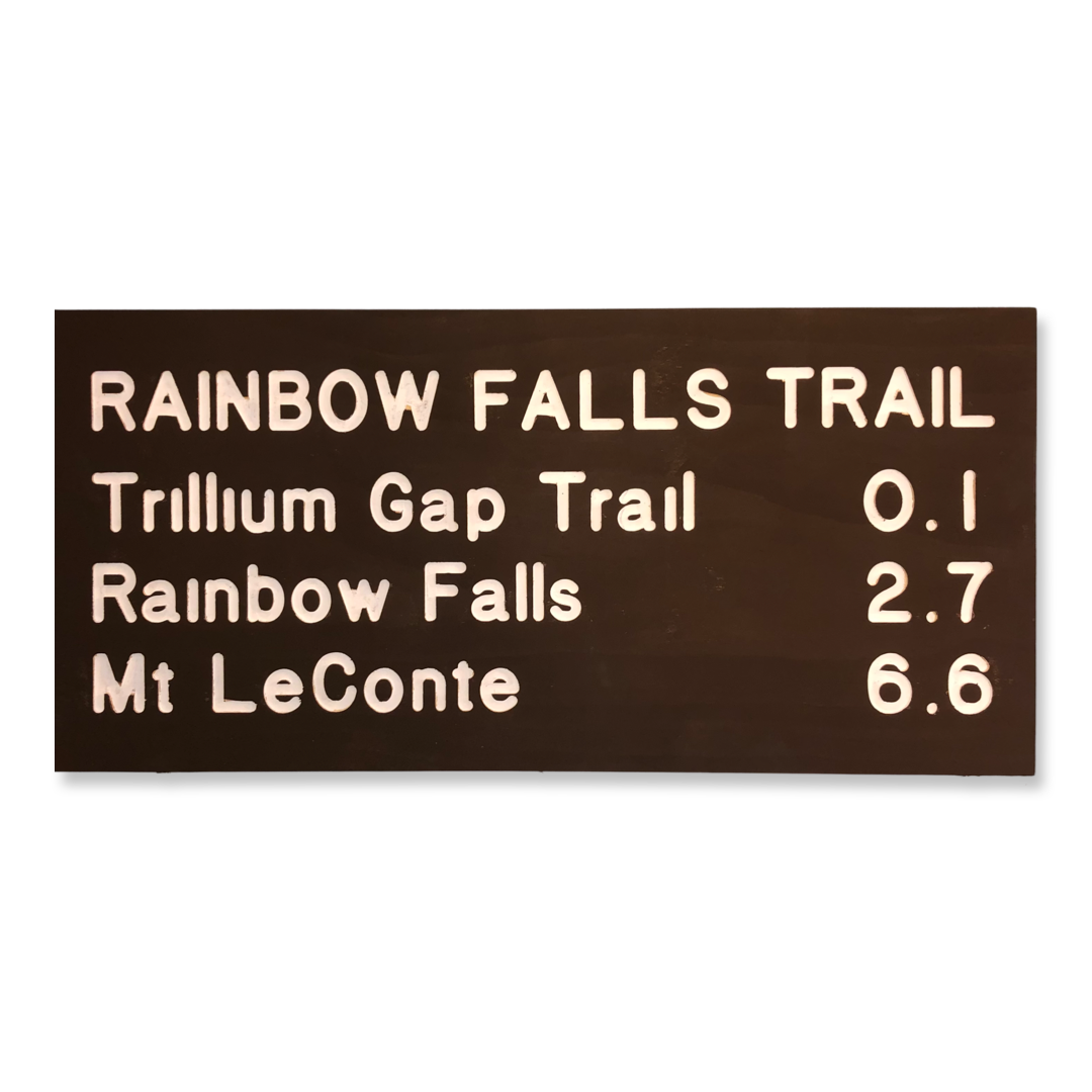 Replica Smoky Mountain Trail Signs | Carpenter Woodworks