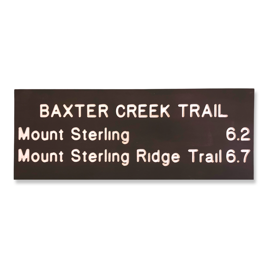 Replica Smoky Mountain Trail Signs | Carpenter Woodworks