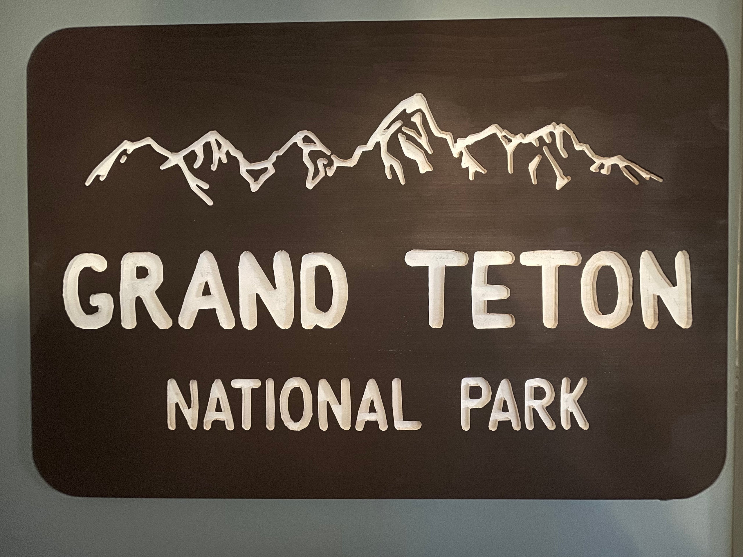Grand Teton Sign | Carpenter Woodworks
