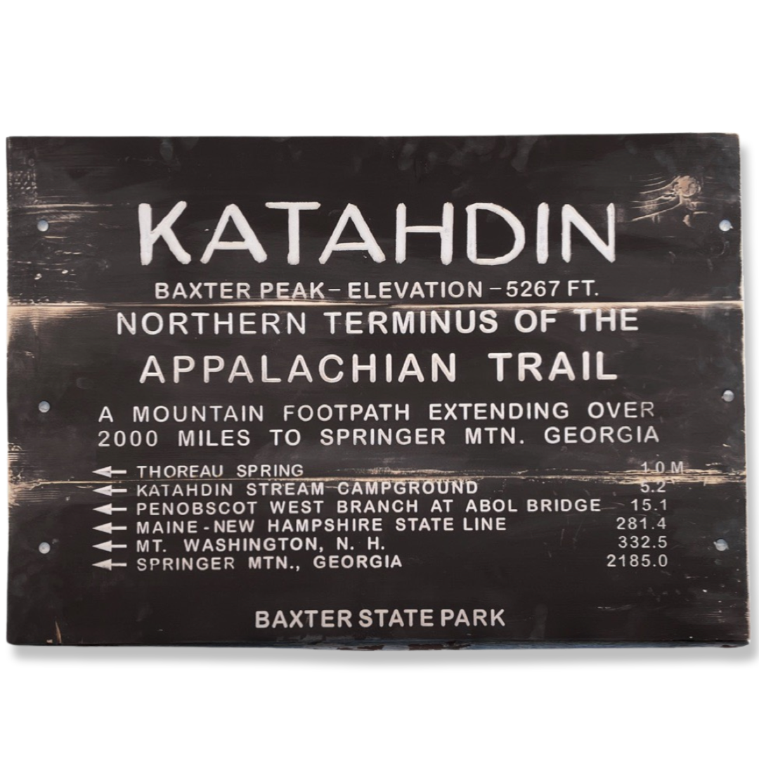 Katahdin Sign | Carpenter Woodworks